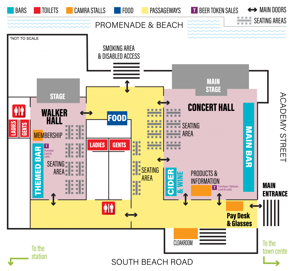 Festival Layout – Ayrshire Real Ale Festival 2019